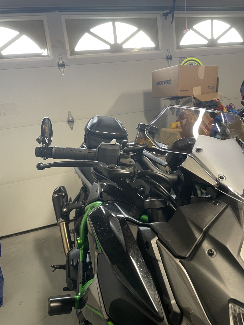 New mirrors and windshield - Modifications, Accessories, and Appearance ...