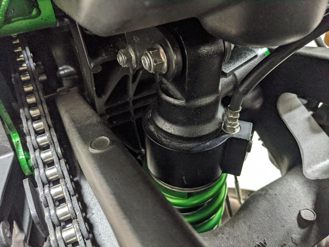 H2 SX SE Shock Installed - Suspension, Set-up and Modifications ...