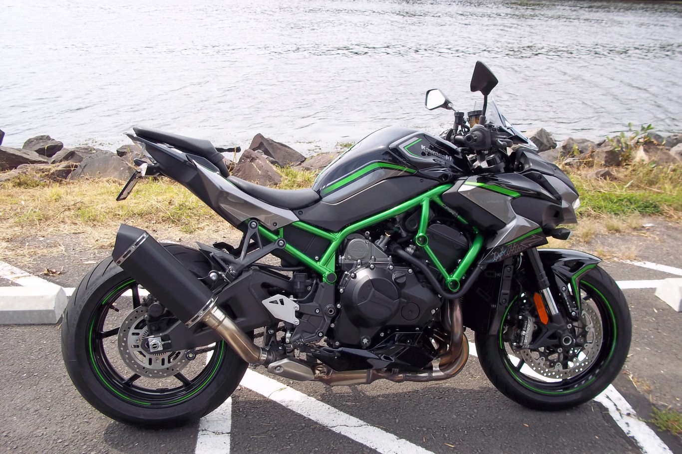 pics of my Z and best time slip ( so far) - Z H2 - Main Chat - Kawasaki ...